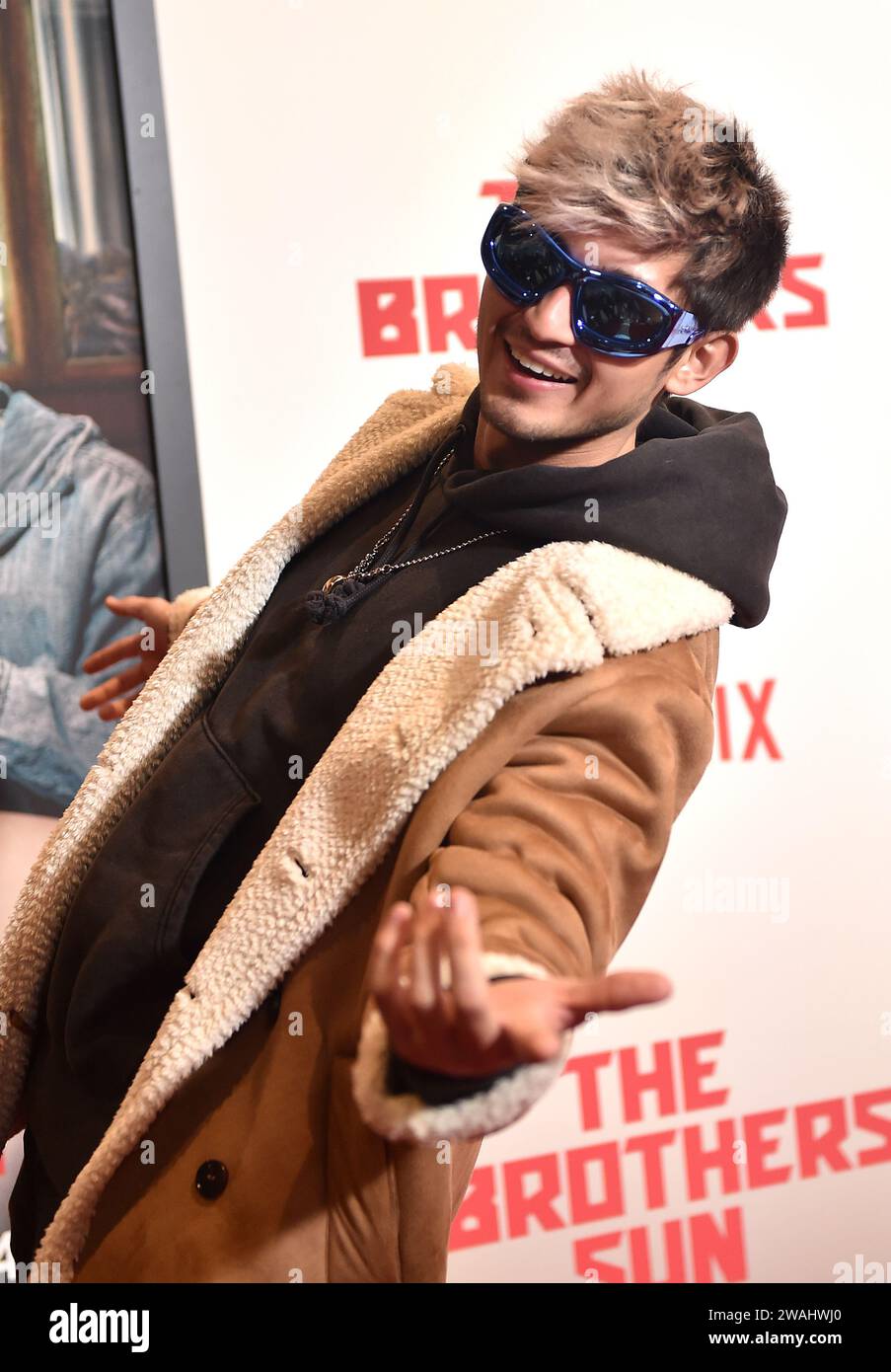 Hollywood, USA. 04th Jan, 2024. Ian Boggs arriving to Netflix's ‘The ...