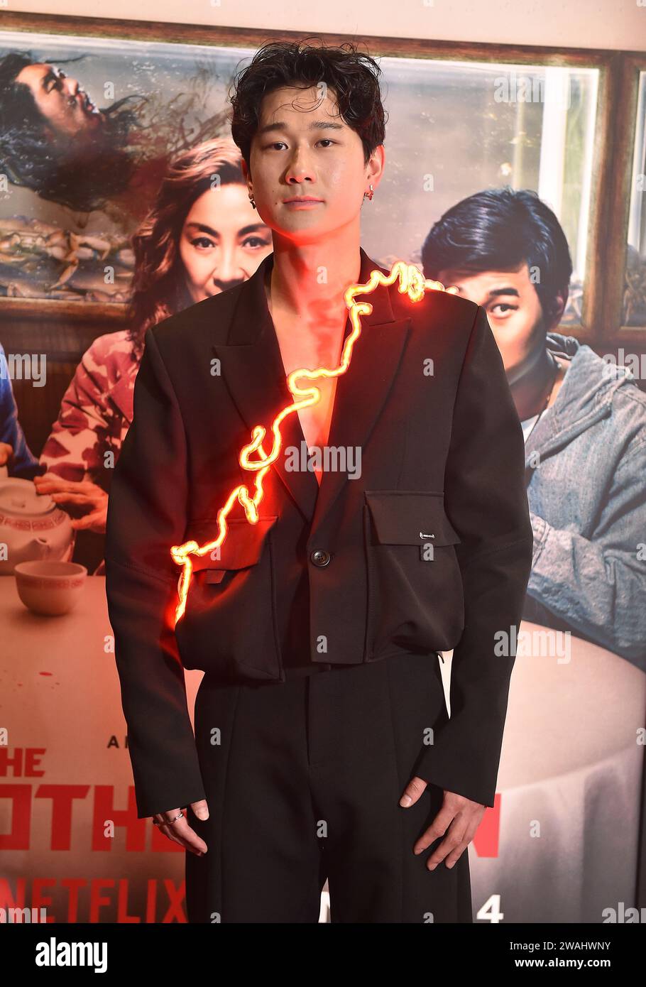 Hollywood, USA. 04th Jan, 2024. Sam Song Li arriving to Netflix's ‘The ...