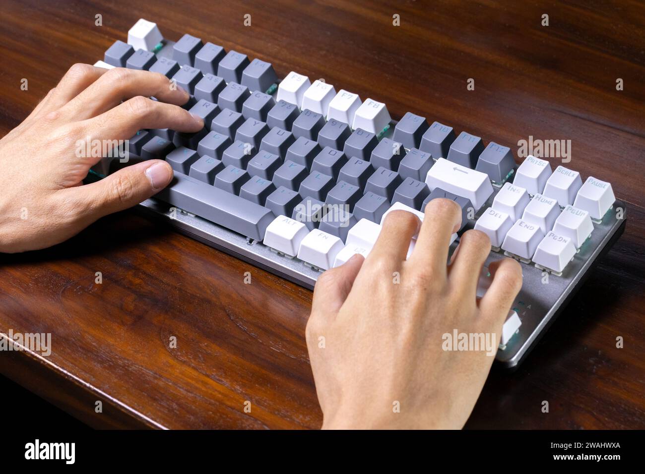 Finger qwerty hi-res stock photography and images - Alamy