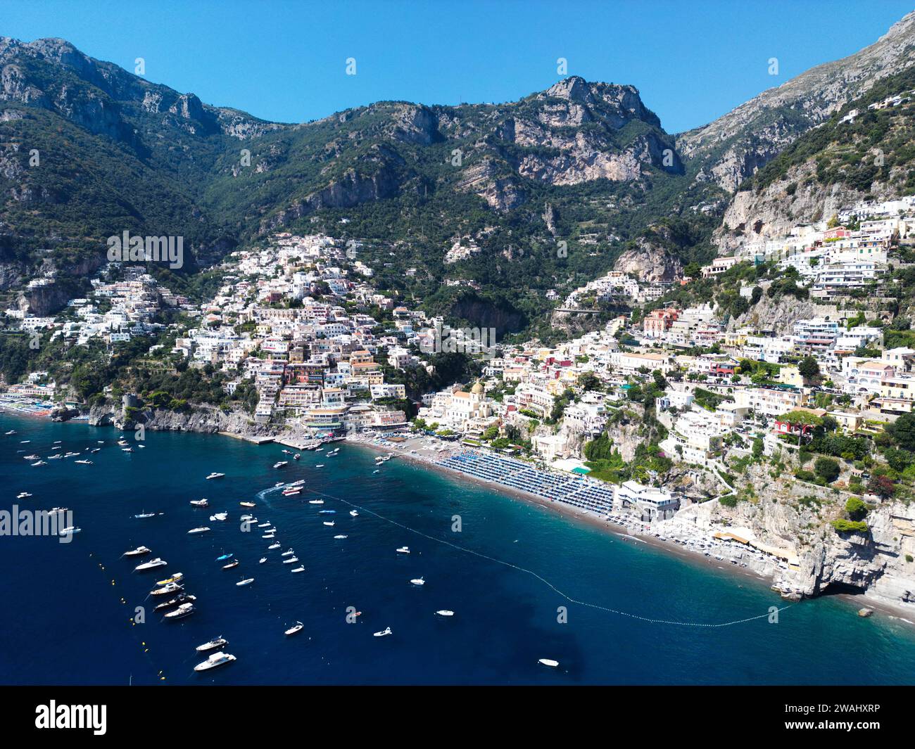 Positano is a seaside town in the southern Italian region of Campania ...