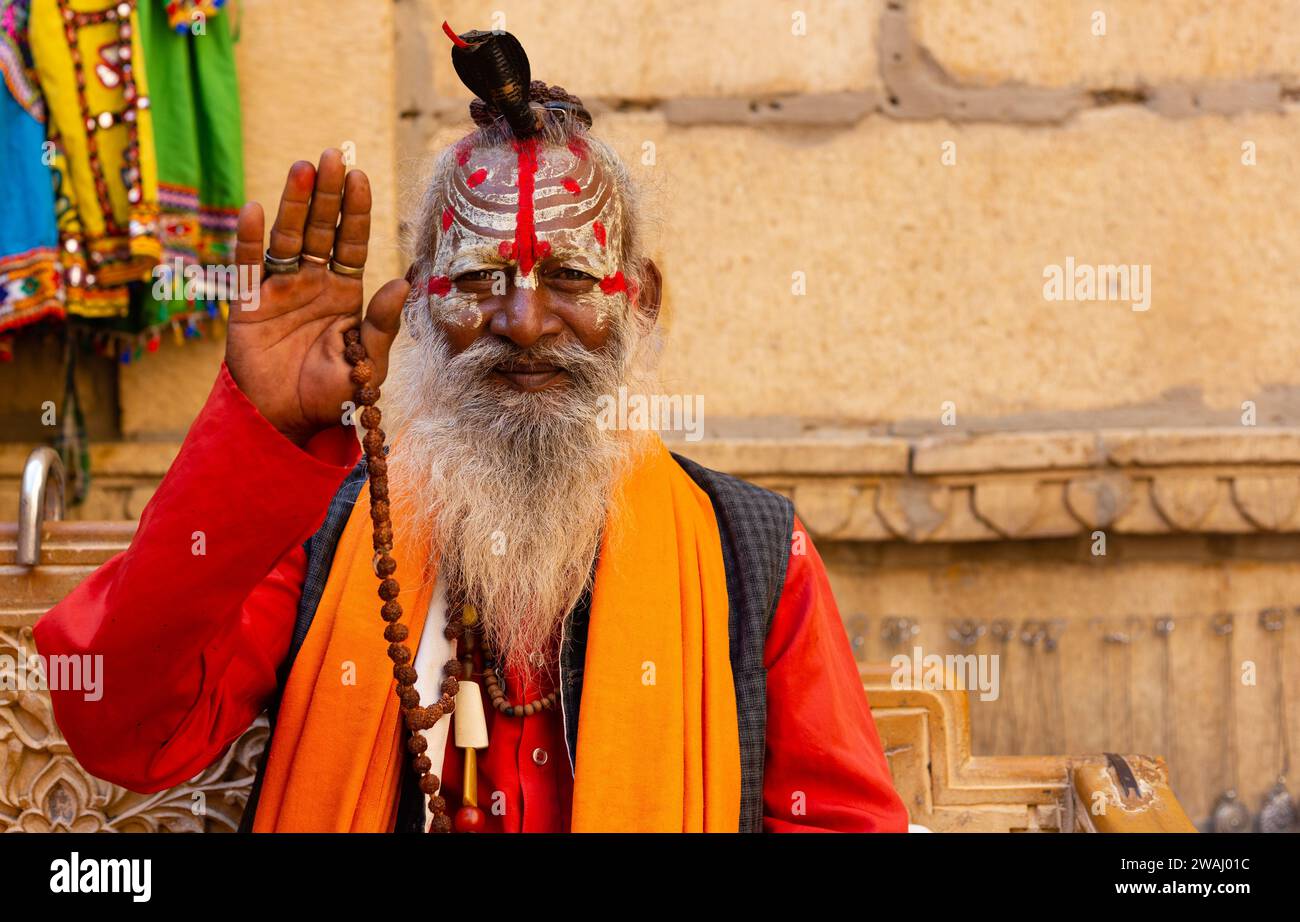 Monk giving blessings hi-res stock photography and images - Alamy