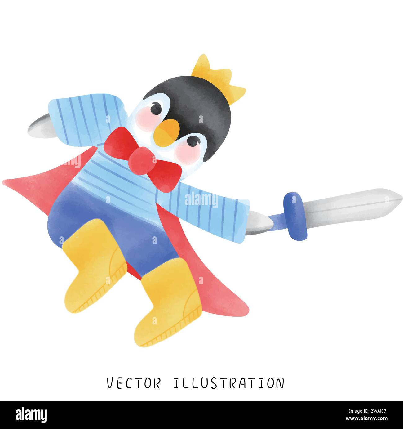 Spinning penguin Stock Vector Images - Alamy