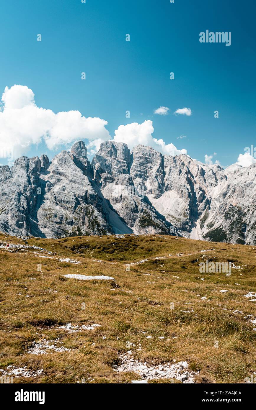 Monte cristallo dolomite mountains hi-res stock photography and images ...