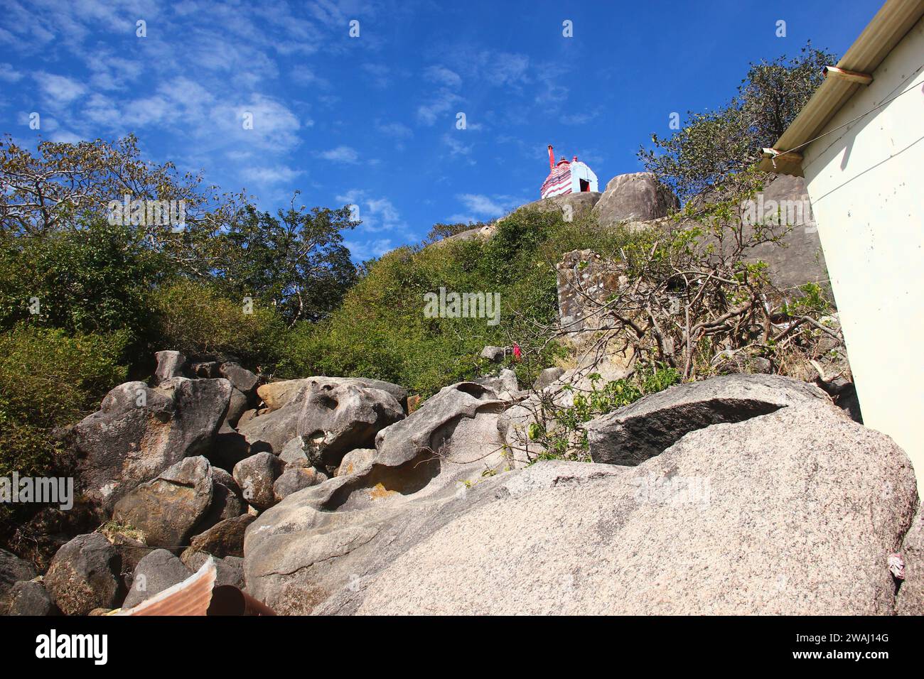Arbuda devi temple in Mount Abu, Rajasthan. Also known as Adhar devi ...