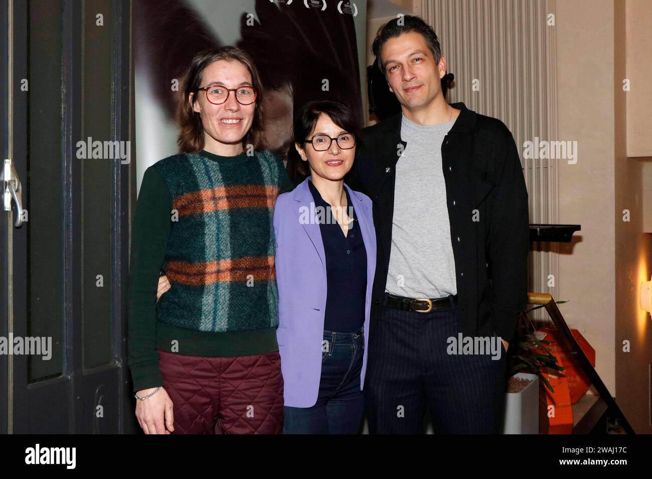 Katja Bürkle, Ayse Polat und Max Hemmersdorfer bei der Premiere des ...