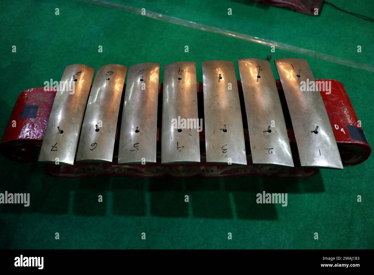 traditional musical instrument from the Indonesian Javanese tribe ...