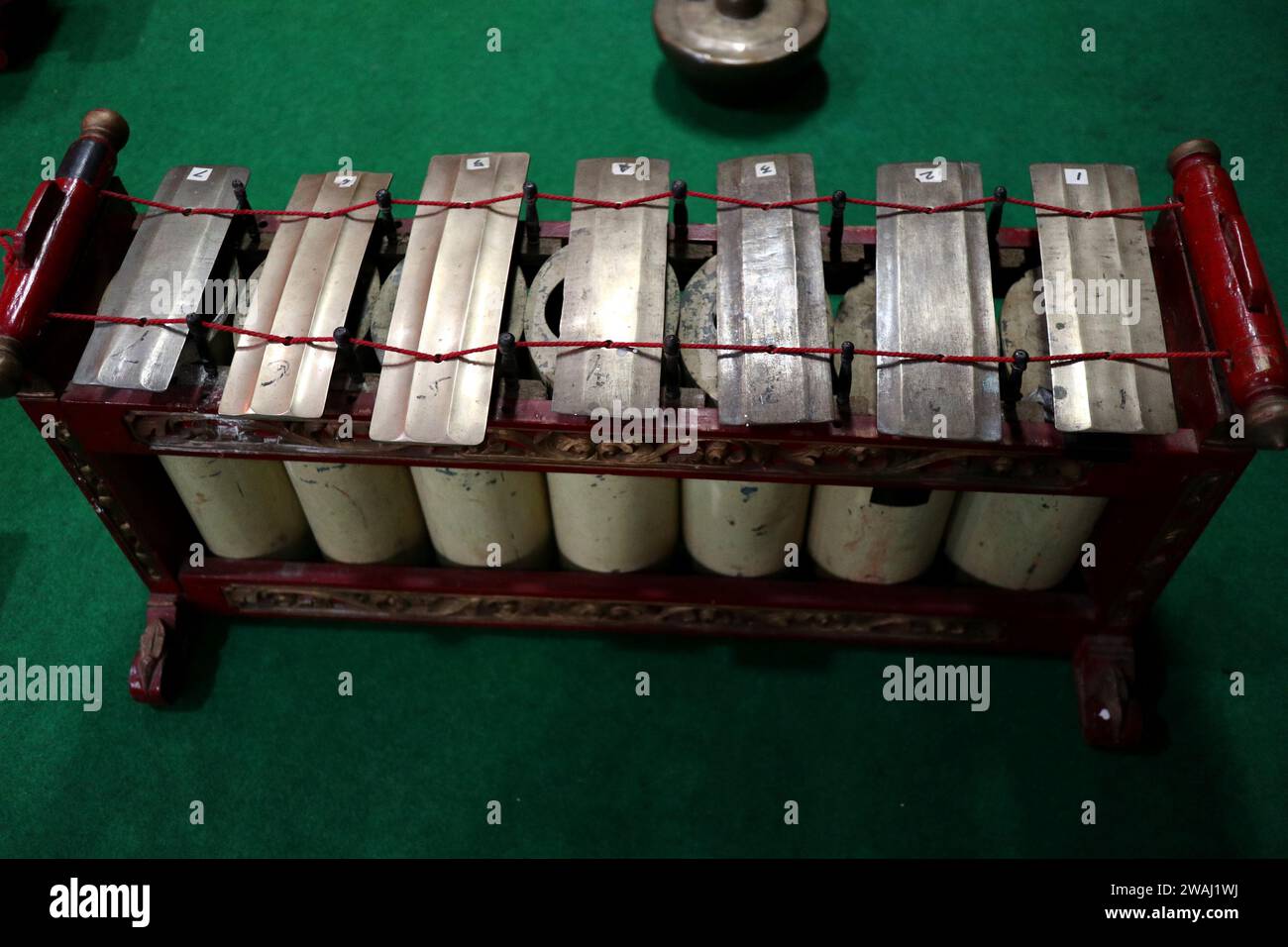 traditional musical instrument from the Indonesian Javanese tribe ...