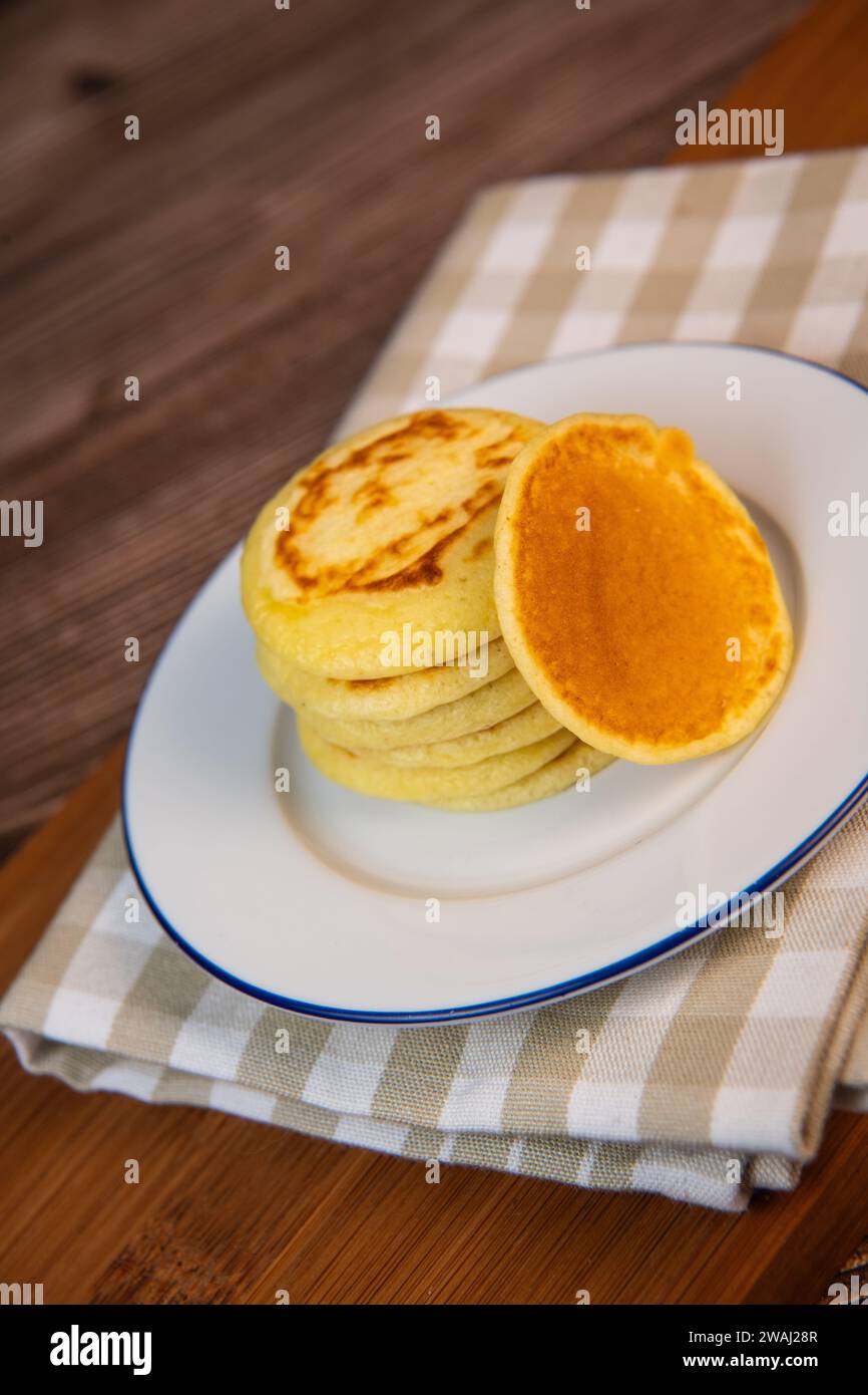 Close up Cocktail Blinis or mini blinis Stock Photo - Alamy