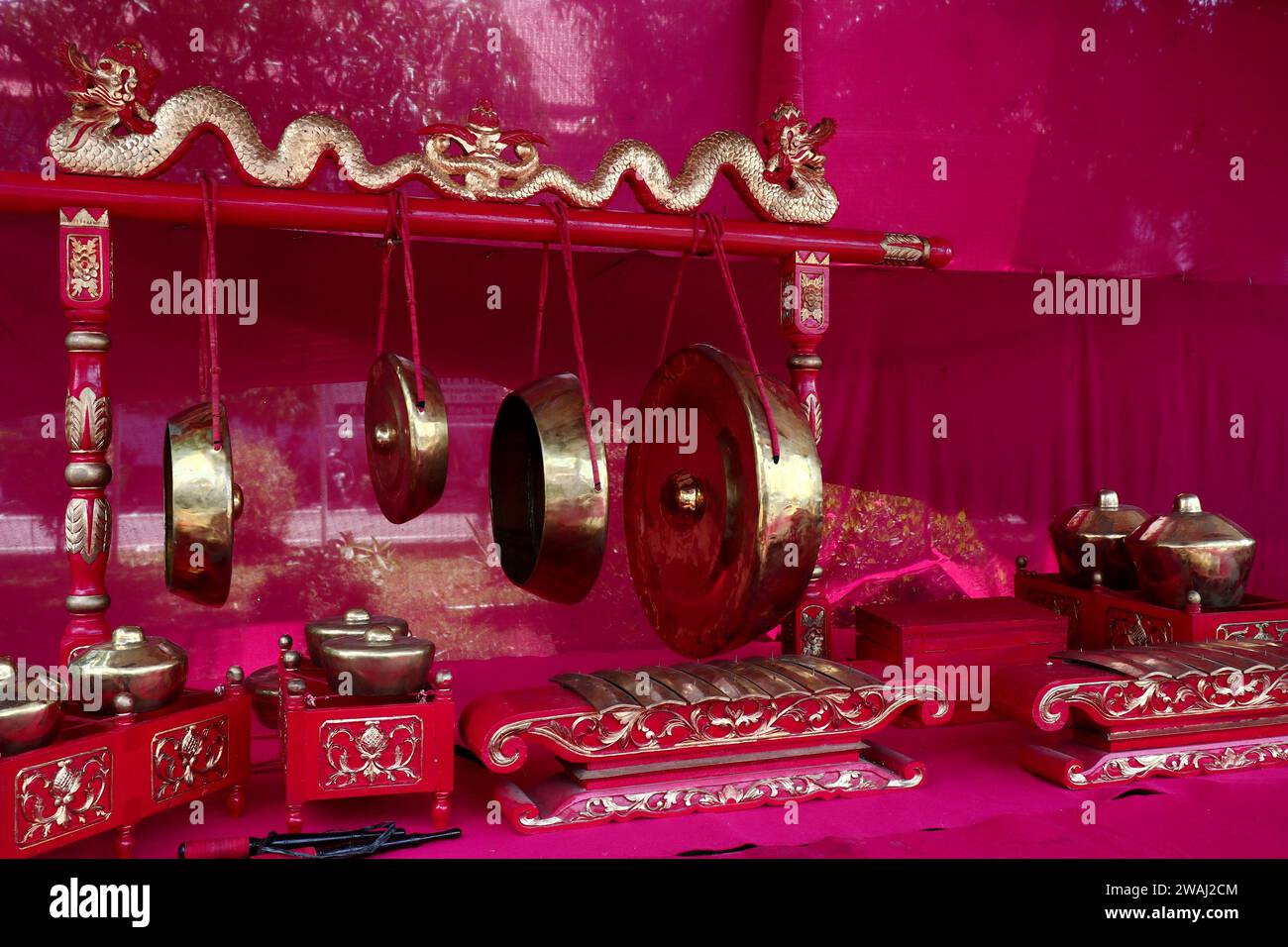 traditional musical instrument from the Indonesian Javanese tribe ...