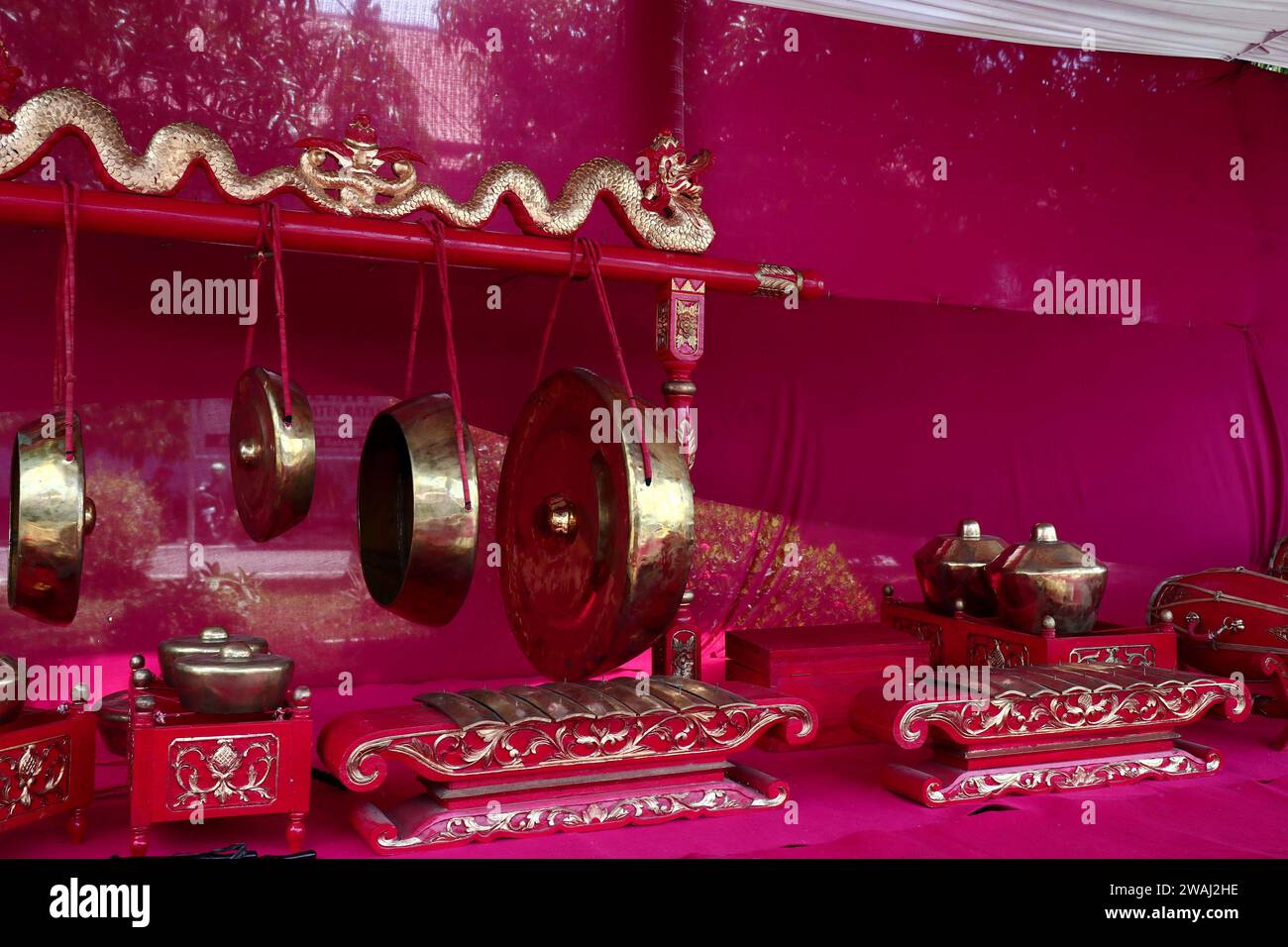 traditional musical instrument from the Indonesian Javanese tribe ...