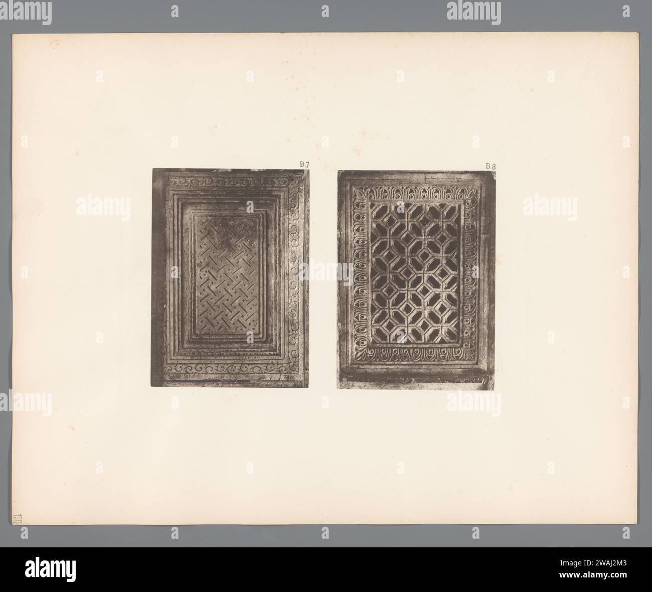 Two images of details of the San Marco in Venice, Carl Heinrich Jacobi ...