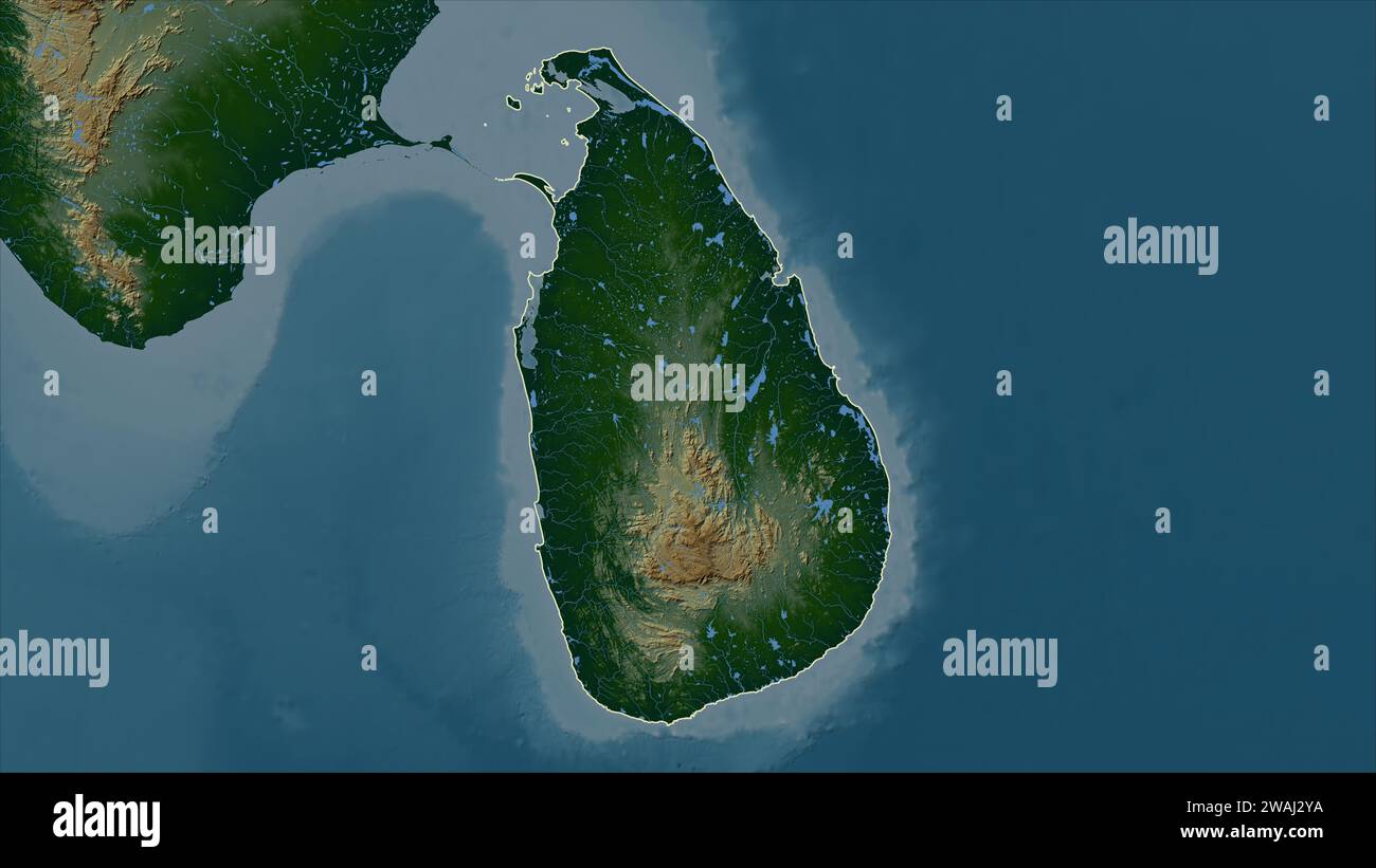 River maps of sri lanka