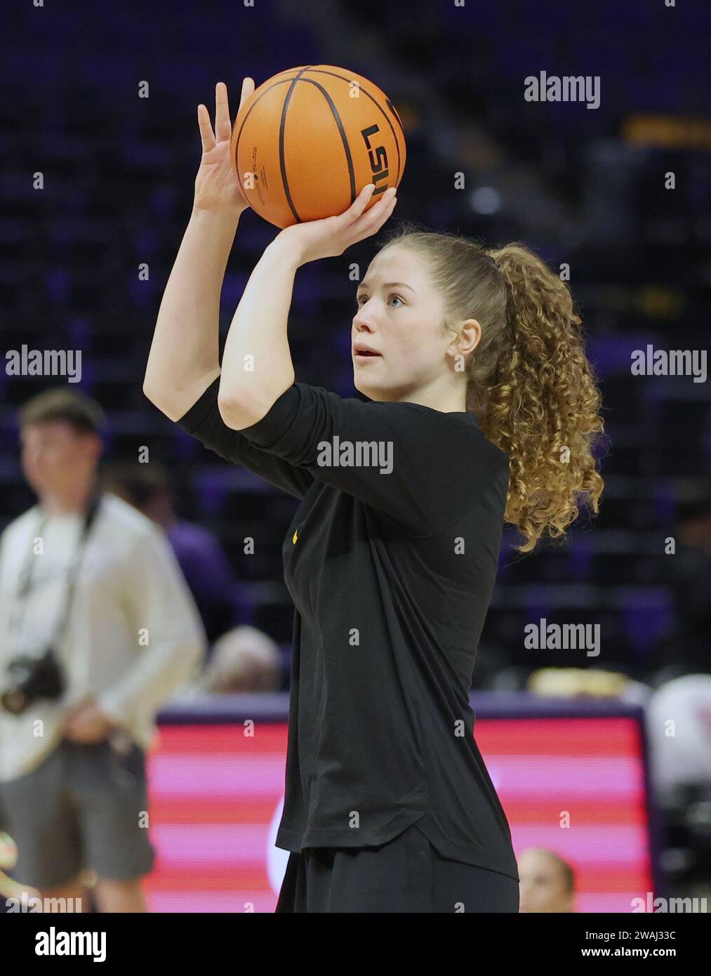 Baton Rouge, USA. 04th Jan, 2024. Missouri Tigers forward Hilke ...