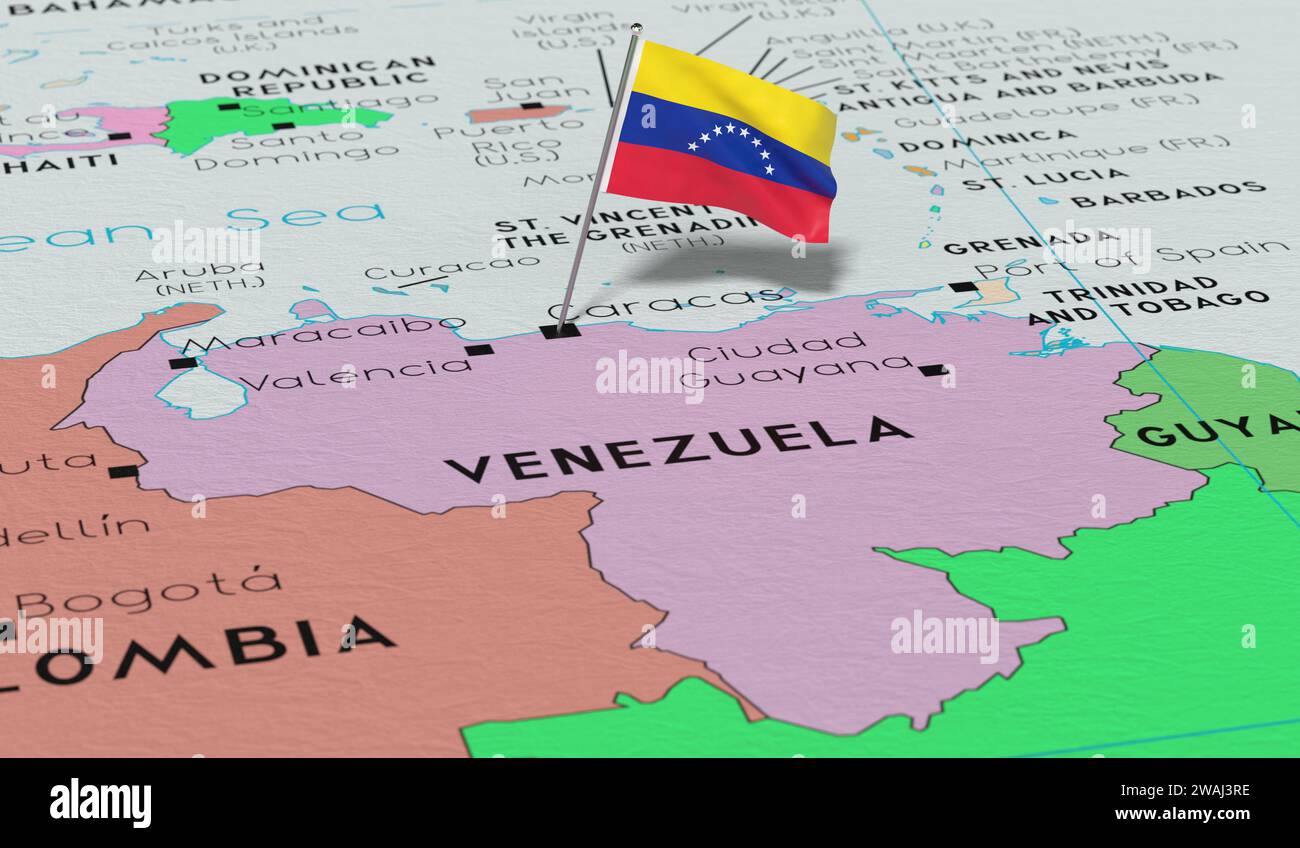 Venezuela political map administrative hi-res stock photography and ...