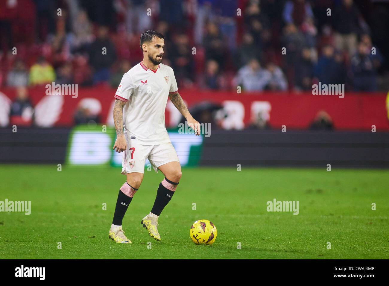 Jesus Joaquin Fernandez "Suso" of Sevilla FC during the Spanish ...