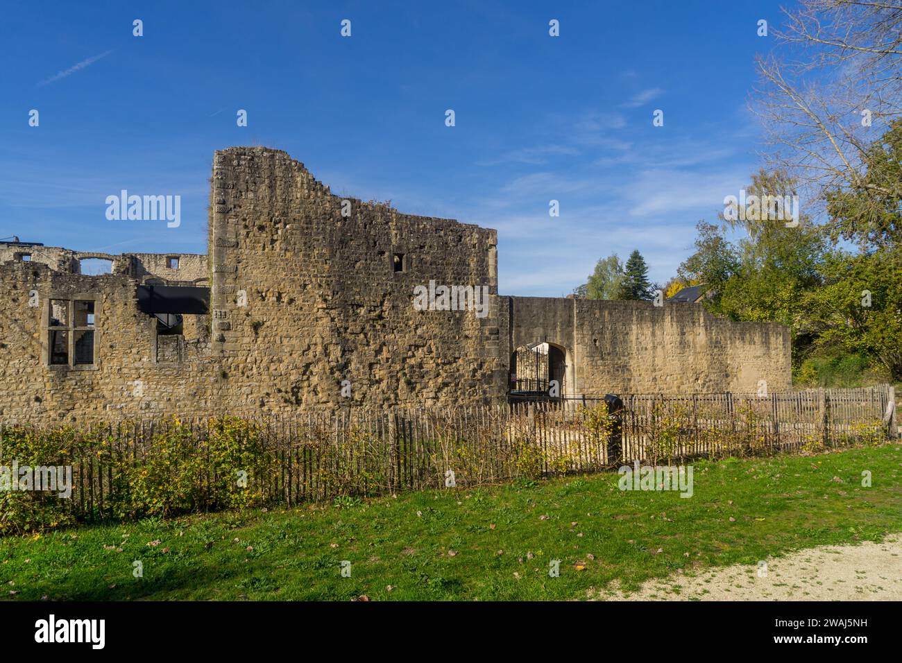 Castle chateau koerich luxembourg hi-res stock photography and images ...