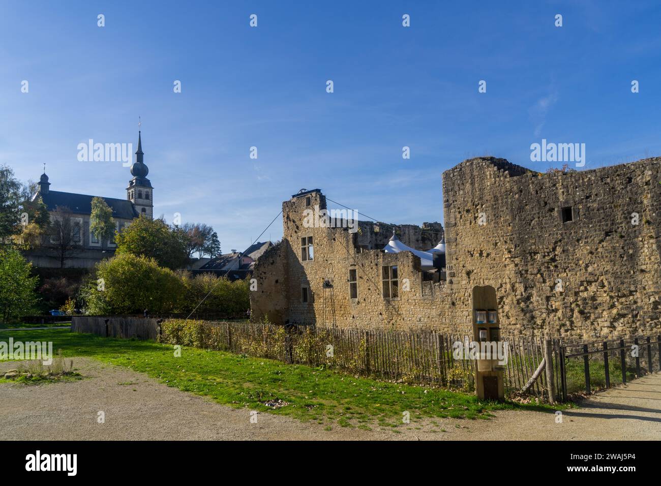 Castle chateau koerich luxembourg hi-res stock photography and images ...