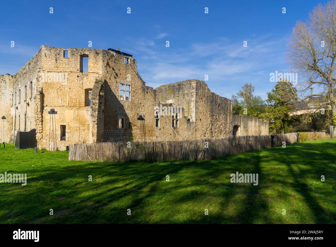 Castle chateau koerich luxembourg hi-res stock photography and images ...