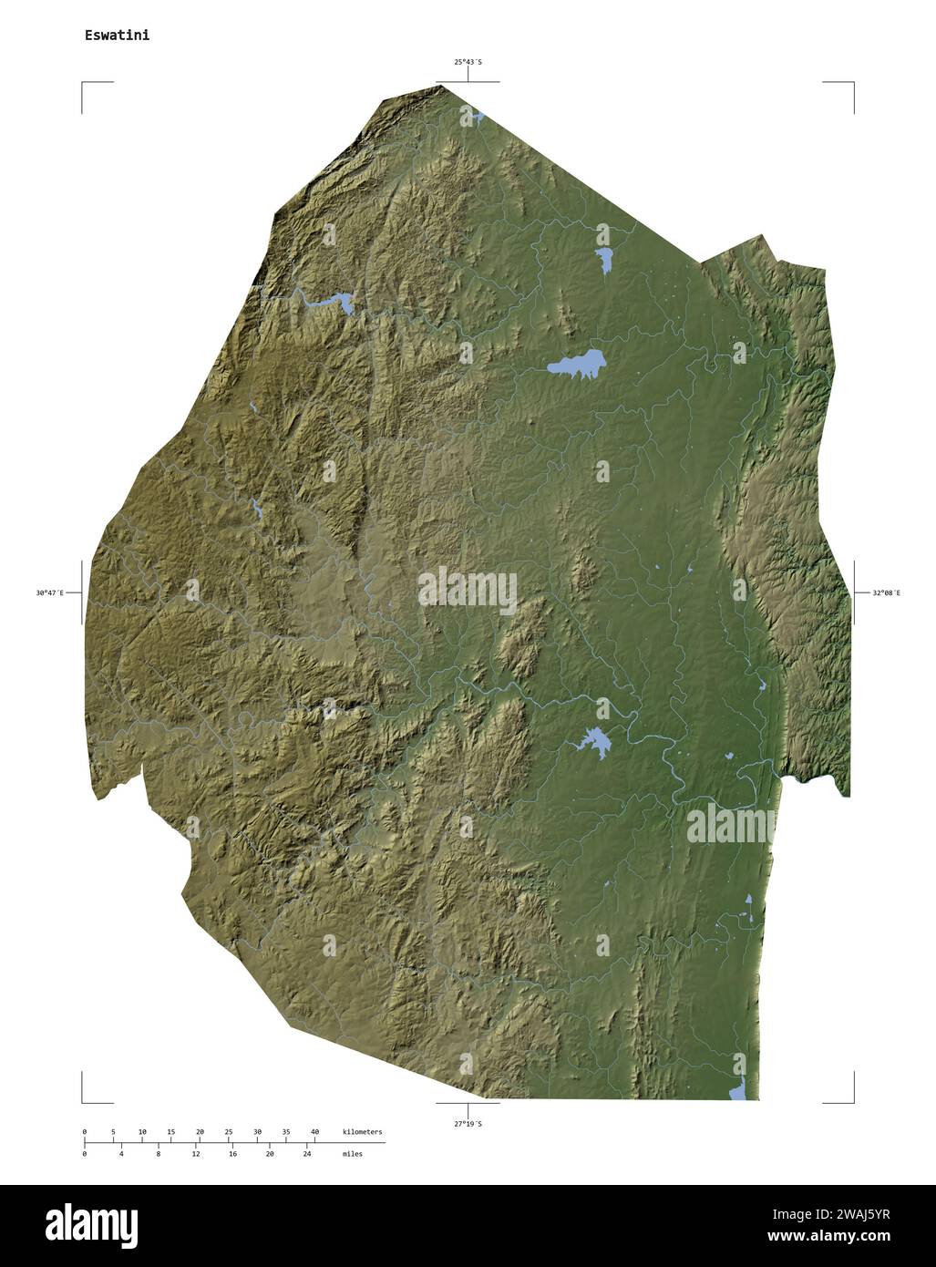 Mbabane shape map hi-res stock photography and images - Alamy