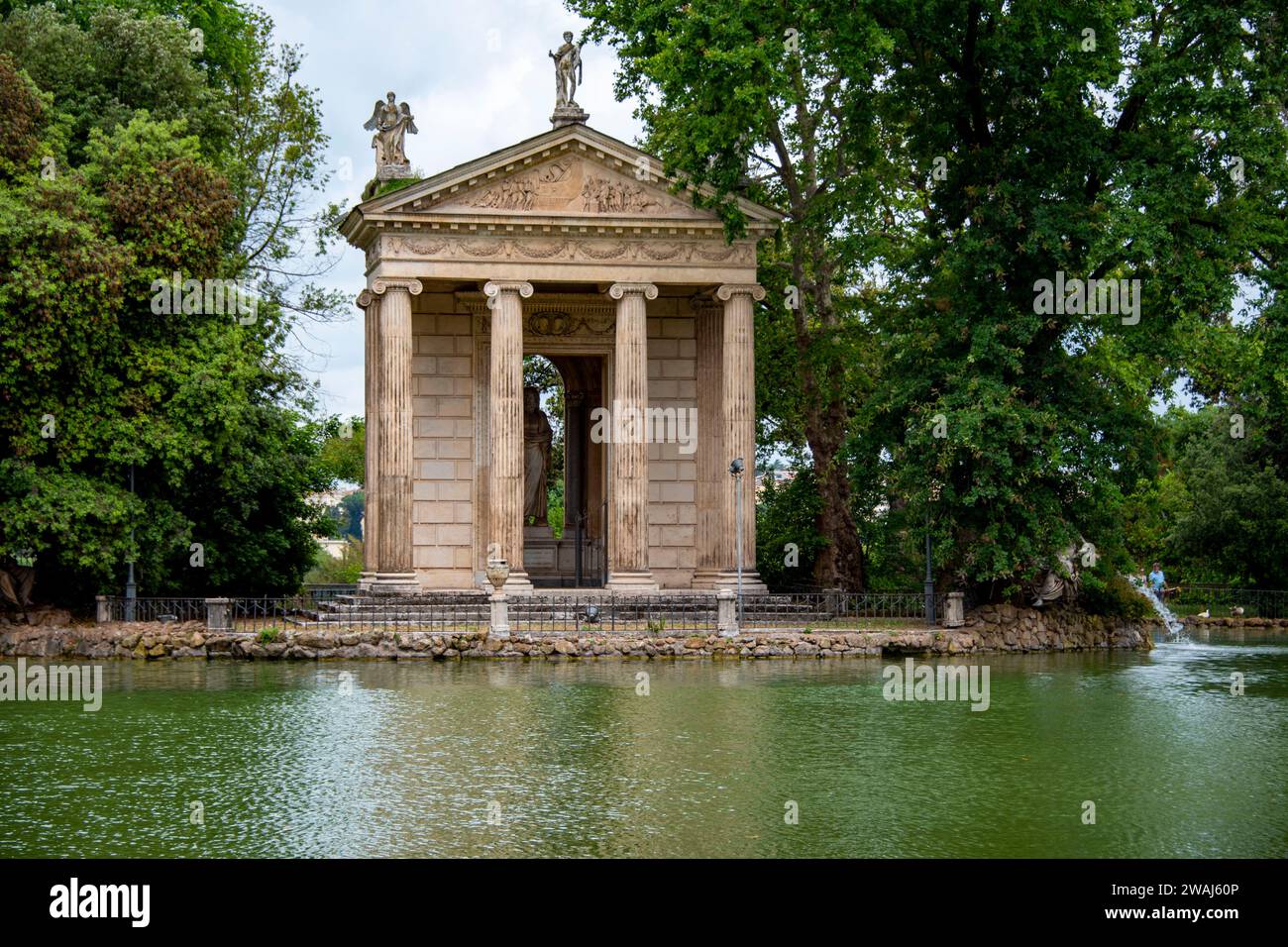 Aesculapius villa borghese park hi-res stock photography and images - Alamy