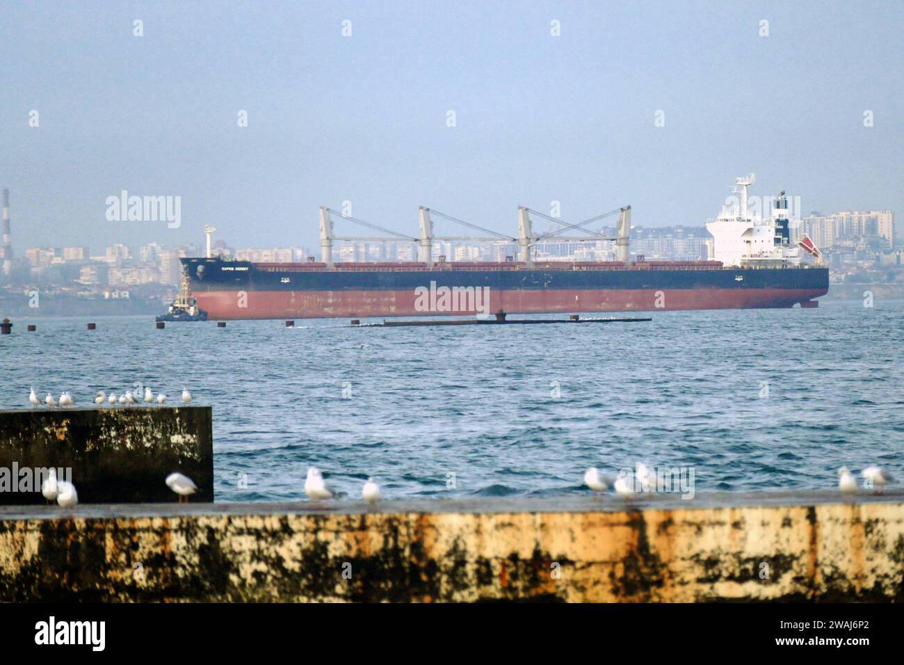 Non Exclusive: ODESA, UKRAINE - JANUARY 04, 2024 - The temporary ...