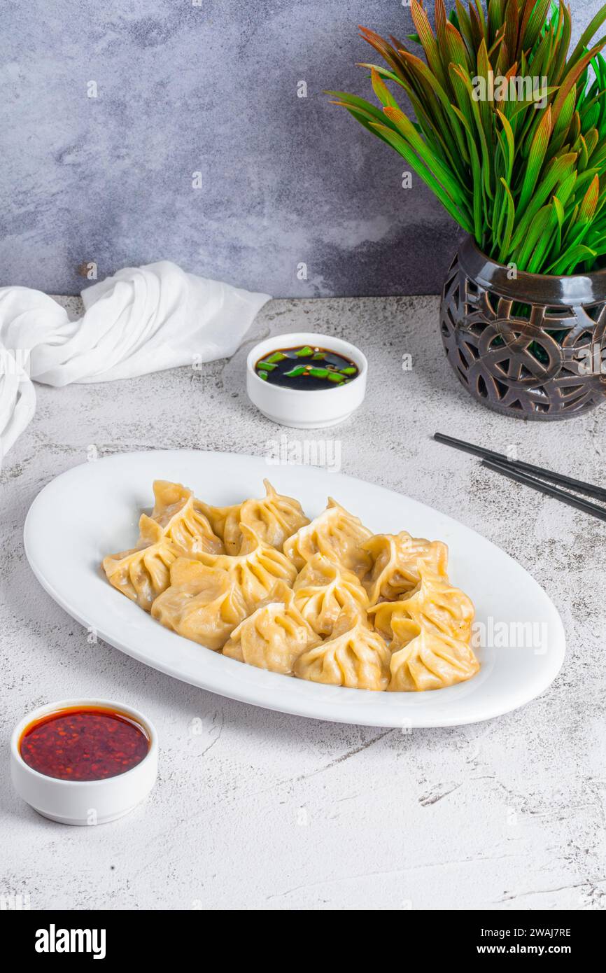 Supertastysteameddumpling hi-res stock photography and images - Alamy