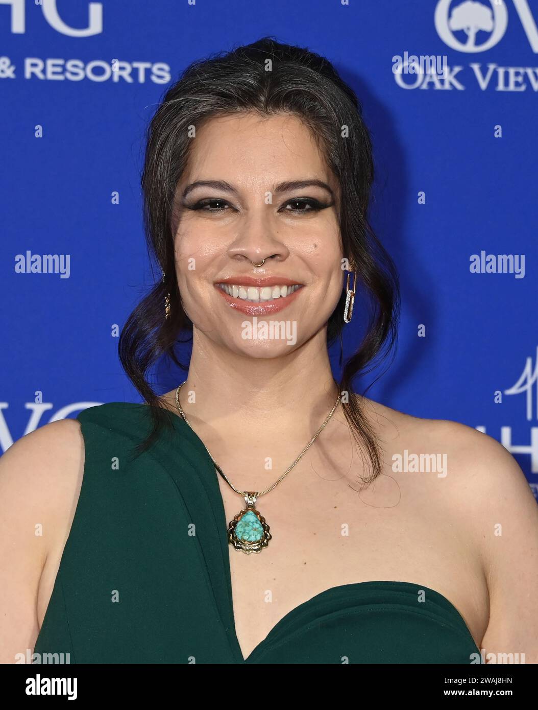 Palm Springs, USA. 04th Jan, 2024. Cara Jade Myers arriving at the 2024 ...