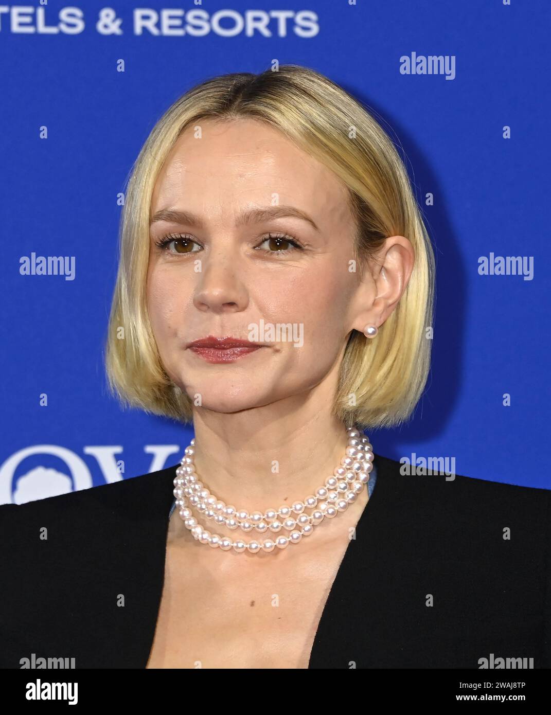 Palm Springs, USA. 04th Jan, 2024. Carey Mulligan arriving at the 2024 ...