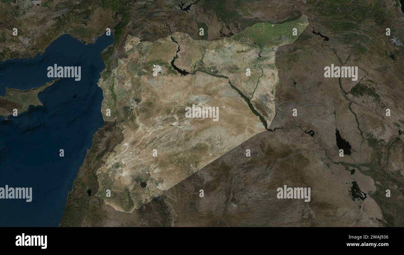 Syria highlighted hi-res stock photography and images - Alamy