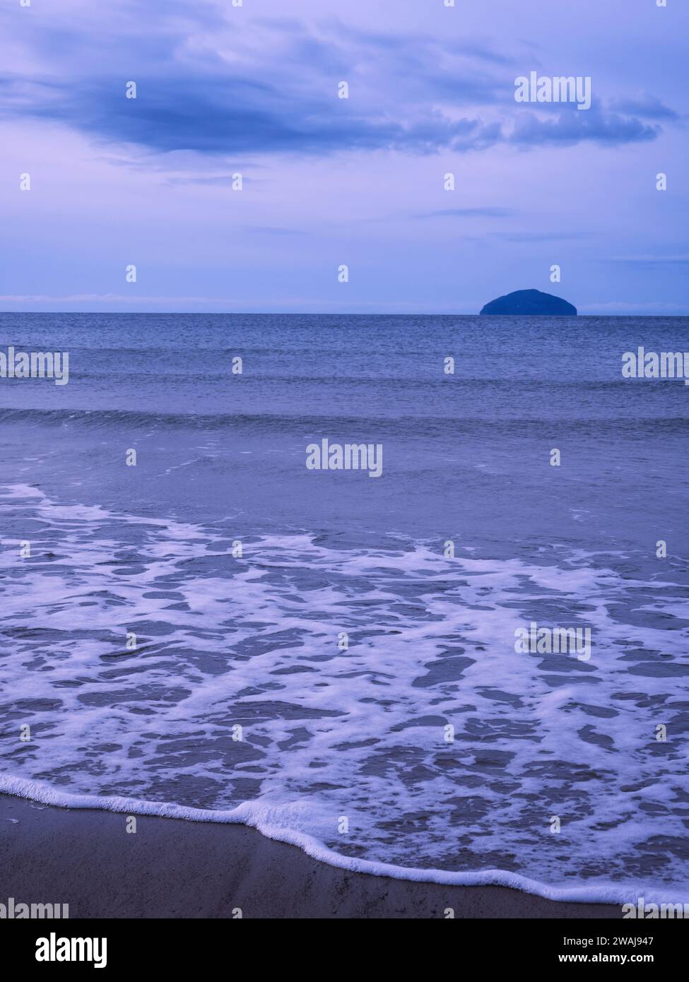 View the sea and Ailsa Craig Island, Scotland Stock Photo - Alamy