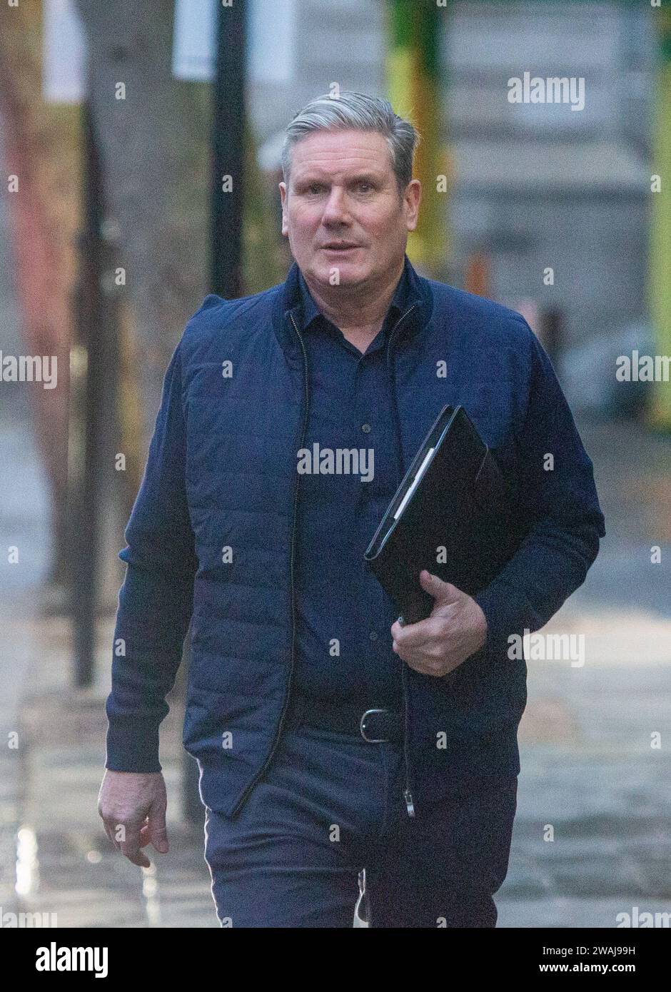 London, England, UK. 5th Jan, 2024. Labour leader KEIR STARMER is seen ...