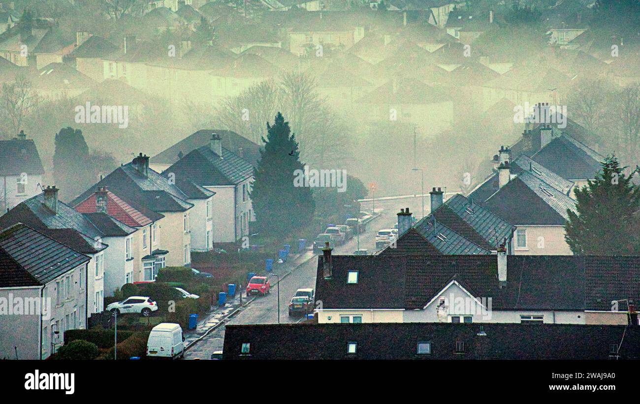 Glasgow, Scotland, UK. 5th January, 2024. UK Weather: Freezing Ground ...