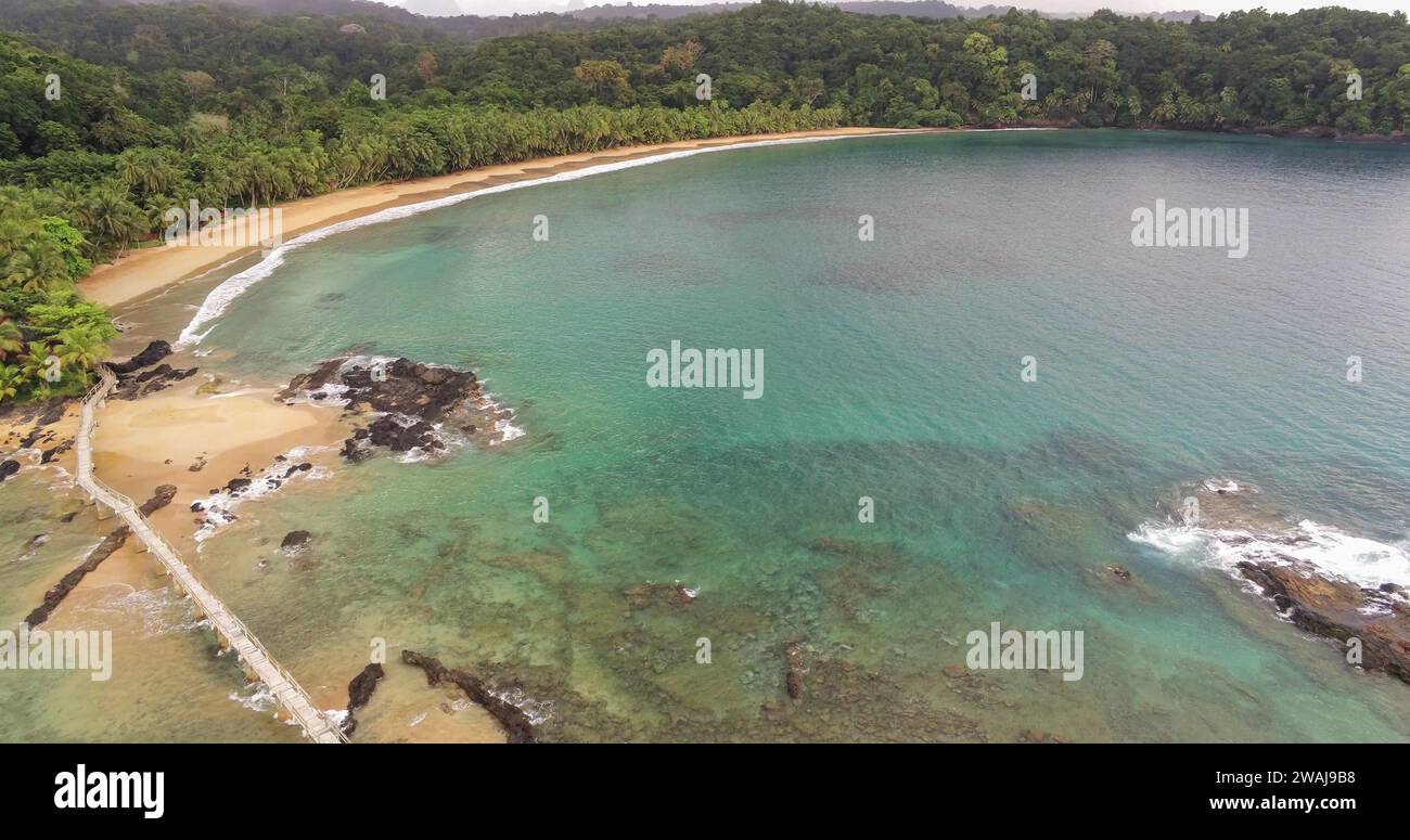 This stunning aerial photograph captures the sandy shoreline and vast ...