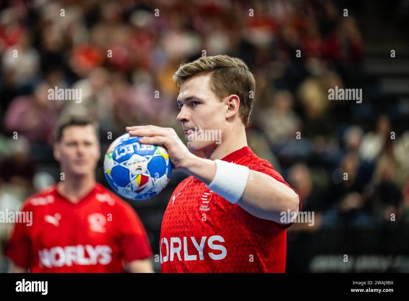 Copenhagen, Denmark. 04th Jan, 2024. Lukas Jorgensen of Denmark is ...
