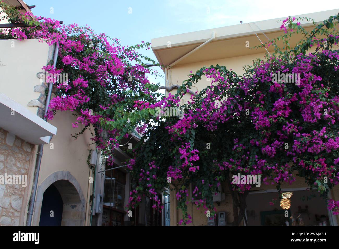 old house in a village (margarites) in crete in greece Stock Photo - Alamy