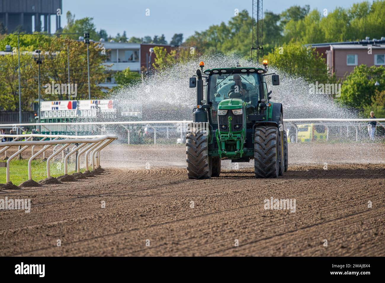 Preparing race track hi-res stock photography and images - Alamy