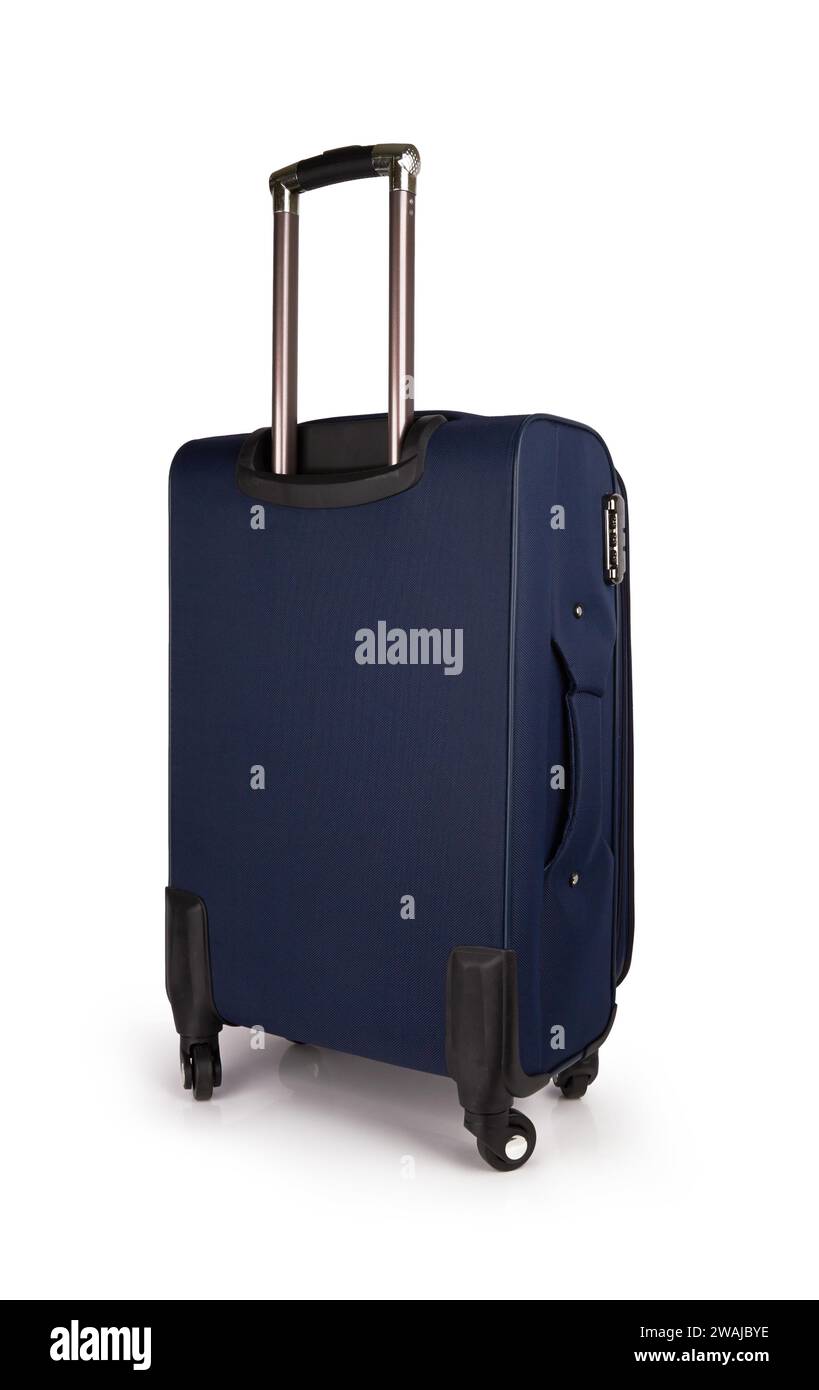 Blue suitcase isolated on hi-res stock photography and images - Alamy