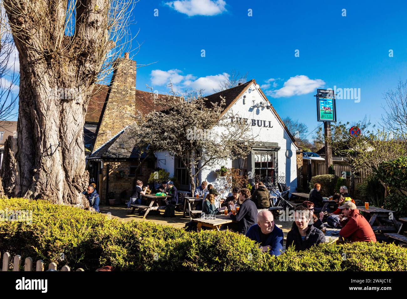 The Bull pub in Theydon Bois, Essex, England Stock Photo - Alamy