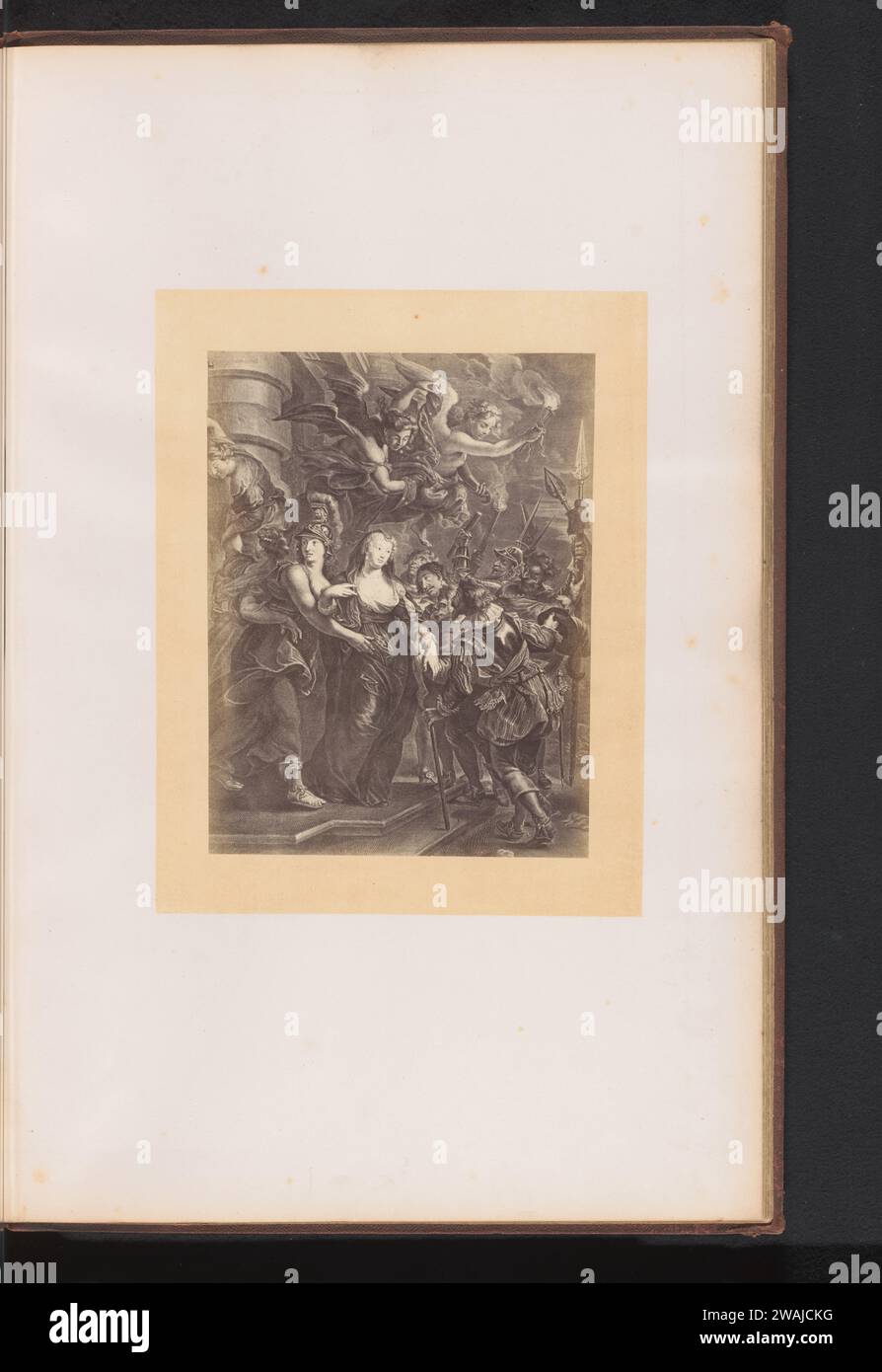 Photo production of an engraving by the queen fled Blois by Jean-Marc ...