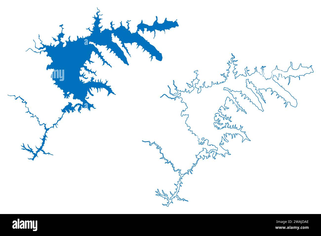 Zeya reservoir Stock Vector Images - Alamy