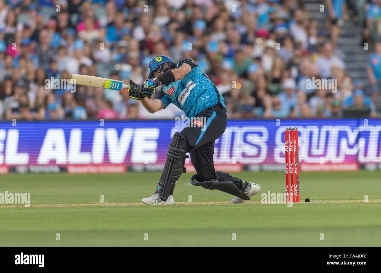Adelaide, Australia. 31st Dec 2023. Jamie Overton in action during the ...