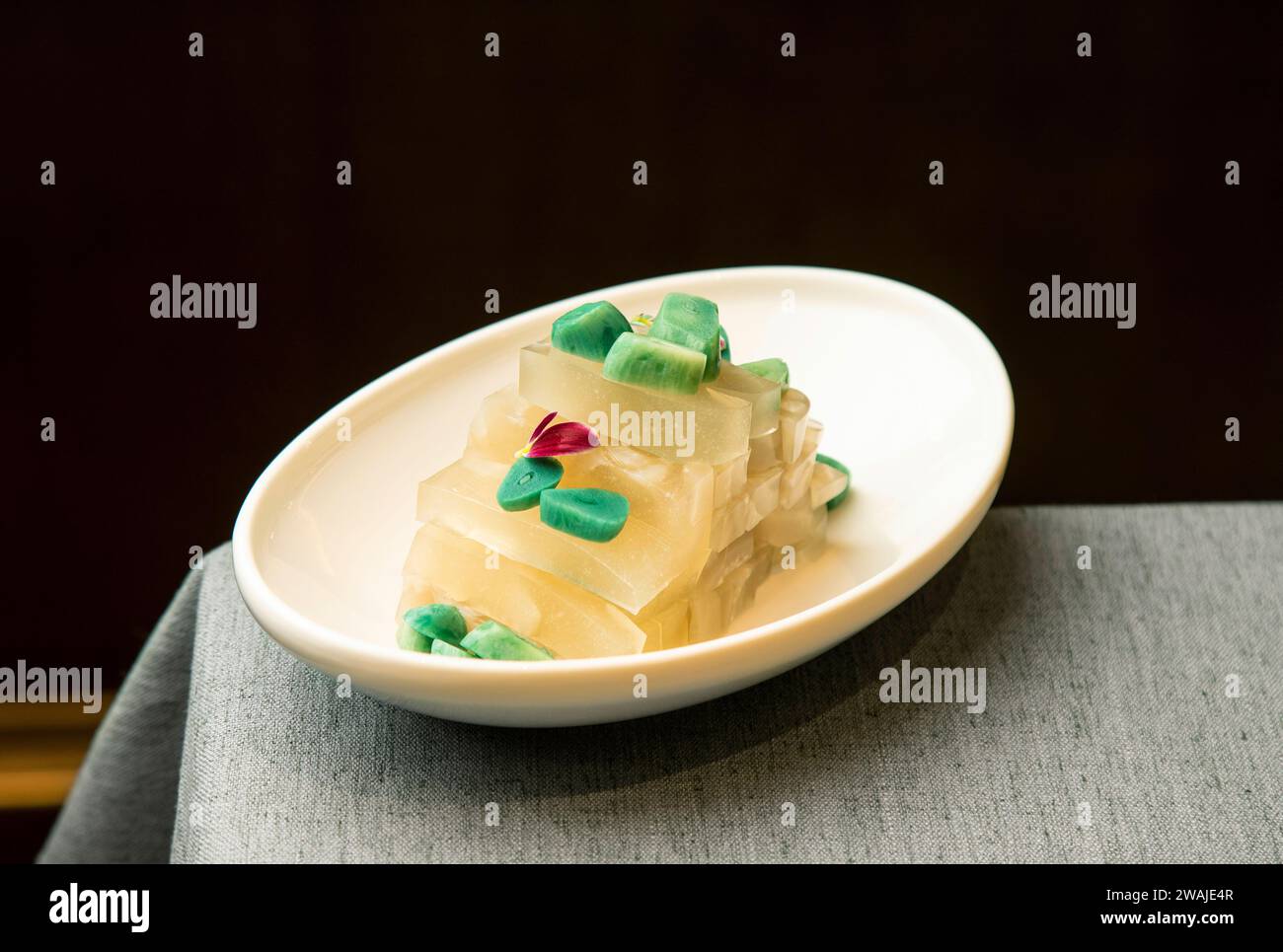 Cold Pork Trotters Jelly， Pork Skin Jelly Stock Photo - Alamy