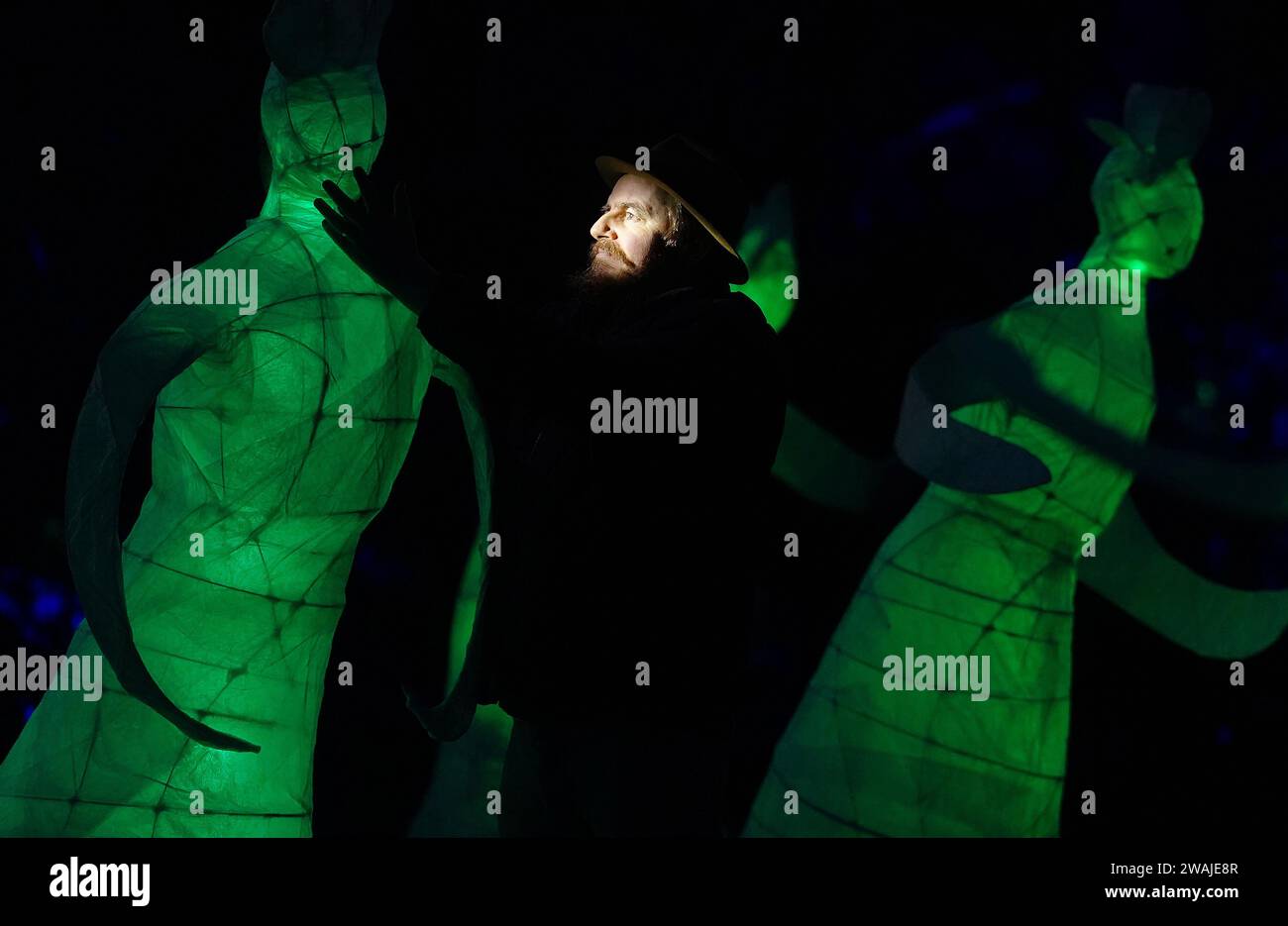 Tom Meskell, Community Engagement Artist, with his exhibition 'SILVA ...