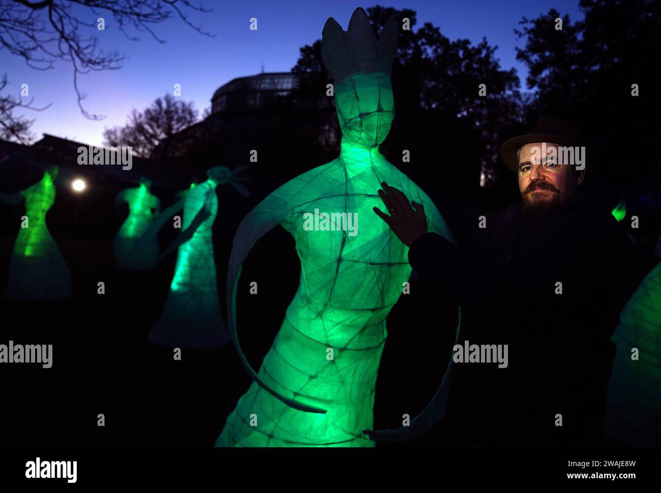 Tom Meskell, Community Engagement Artist, with his exhibition 'SILVA ...