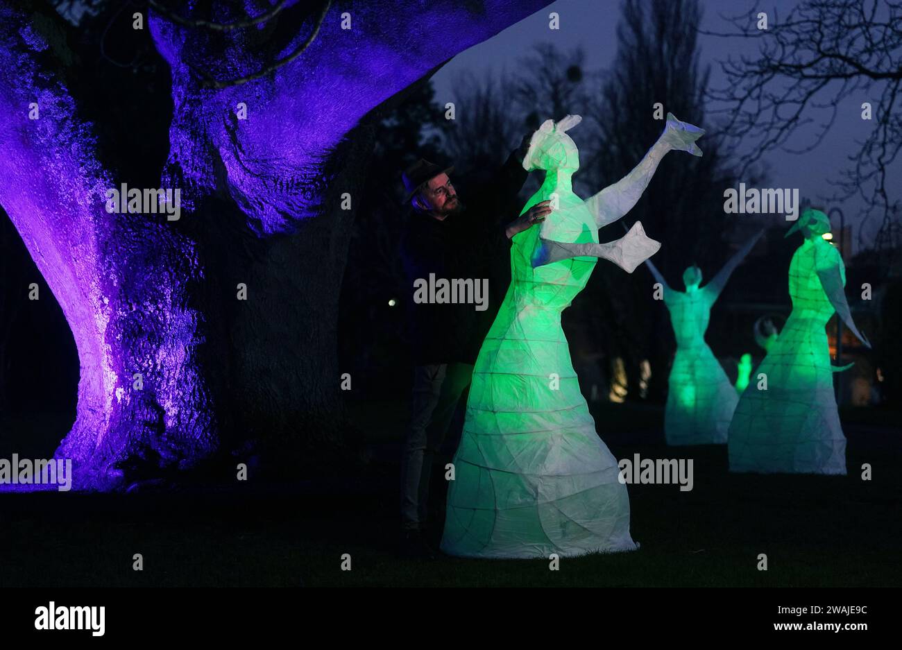 Tom Meskell, Community Engagement Artist, with his exhibition 'SILVA ...