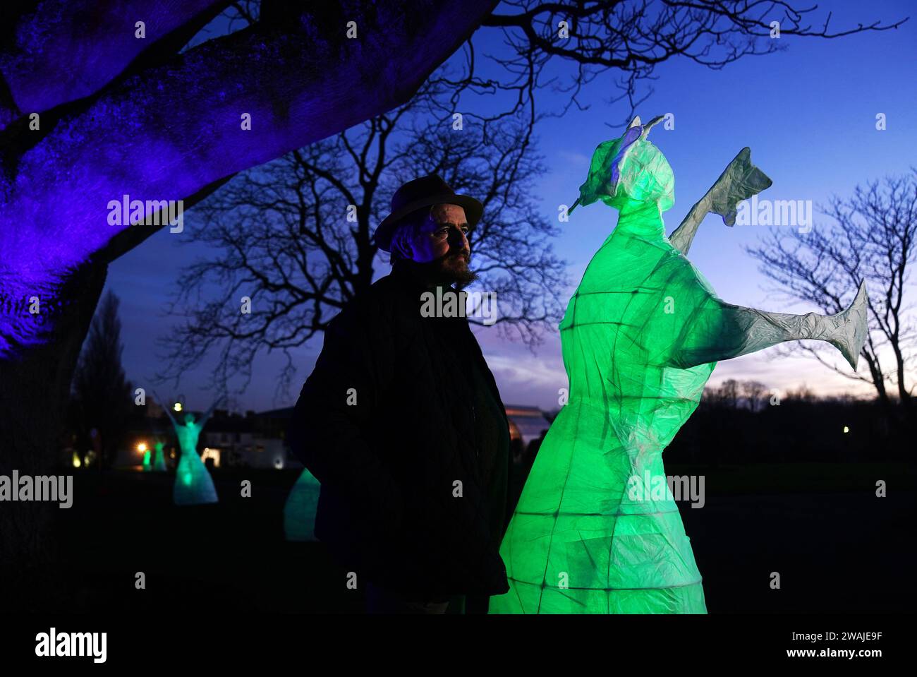 Tom Meskell, Community Engagement Artist, with his exhibition 'SILVA ...