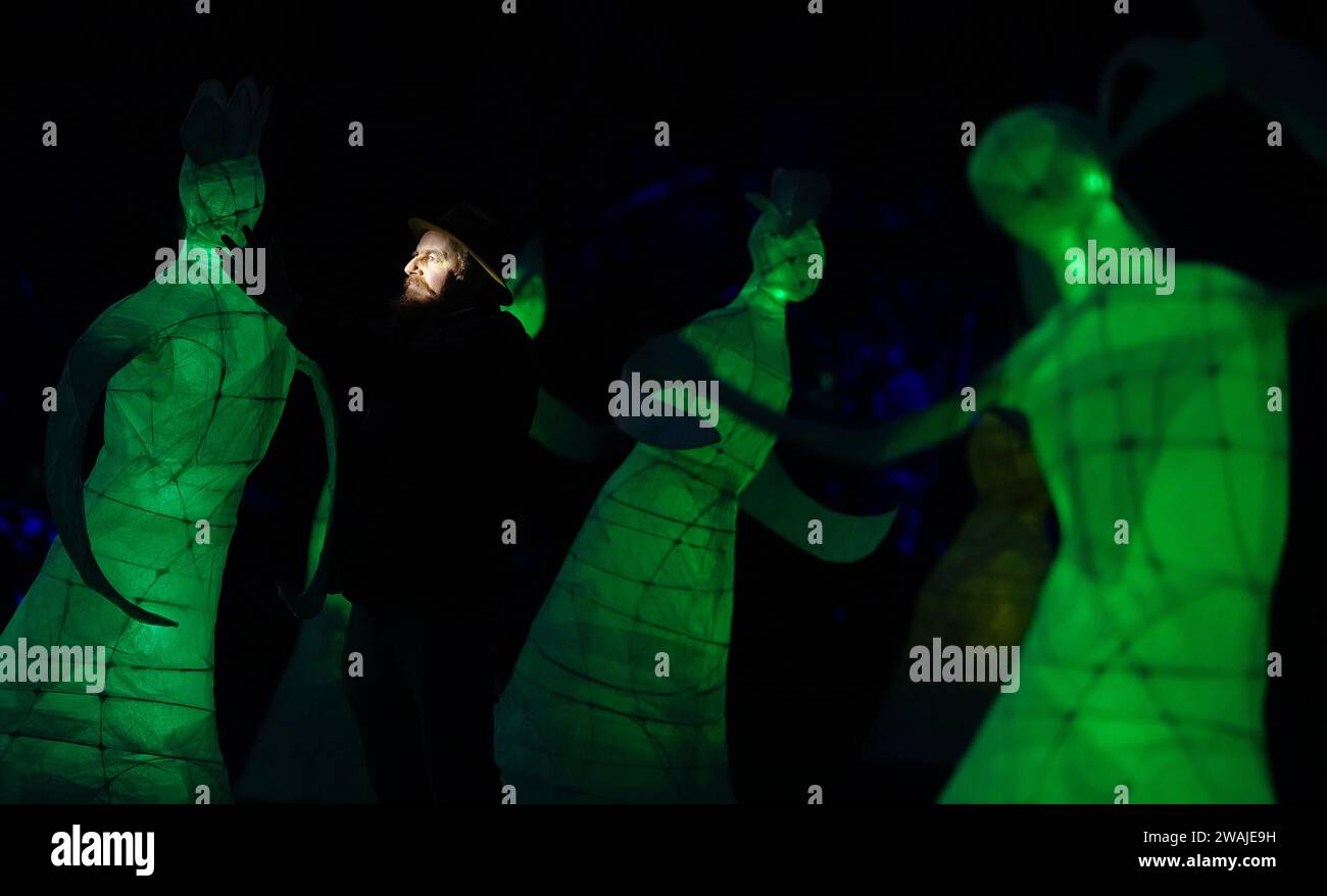 Tom Meskell, Community Engagement Artist, with his exhibition 'SILVA ...