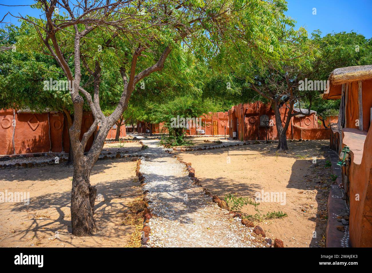 Ecolodge De Palmarin in Senegal, Africa Stock Photo - Alamy