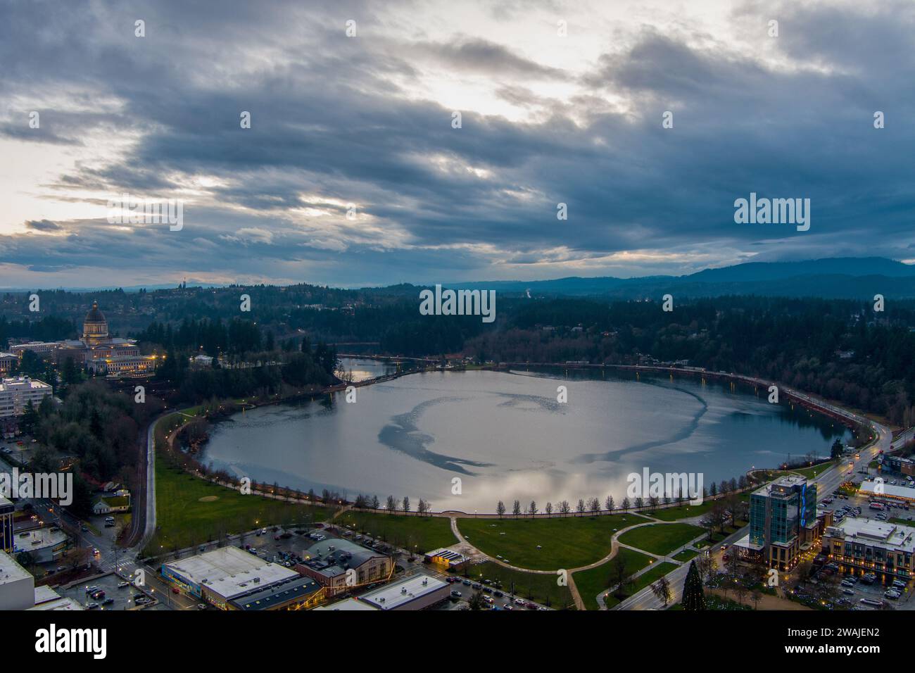 Capitol lake in olympia washington hi-res stock photography and images ...