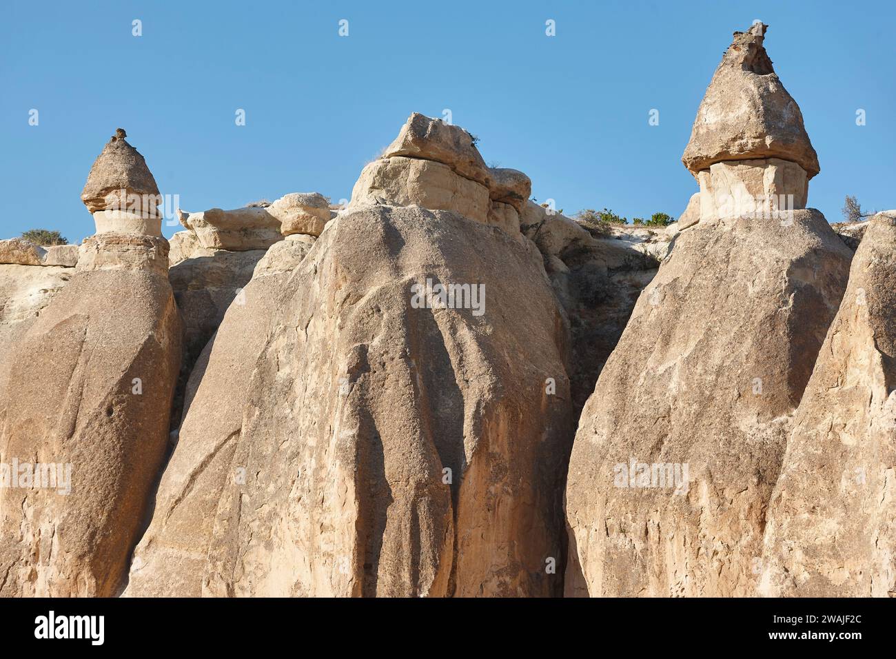 Rose valley view. Picturesque rock formation. Cappadocia landmark ...